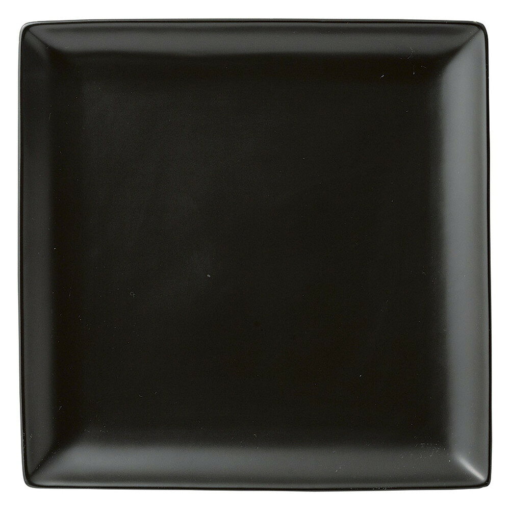[商品名]　スタイル1 黒27cm角皿[素材]　磁器[寸法]　27.4 x 27.4 x 2.8cm お店からご自宅まで、季節を問わず、様々なシーンでご利用いただける商品です。[ 27.4 x 27.4 x 2.8cm ] 磁器 中国製 一...