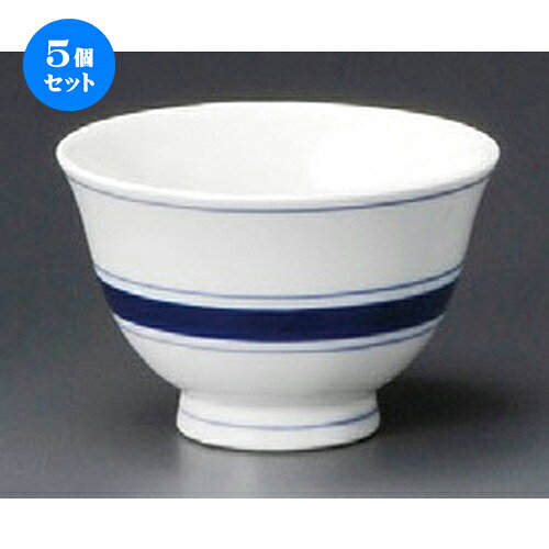 [商品名]　呉須ライン反煎茶[素材]　陶磁器[寸法]　[ 90 x 57mm・170cc ] お店からご自宅まで、季節を問わず、様々なシーンでご利用いただける商品です。1個あたりの寸法[ 90 x 57mm・170cc ] 強化メーカーから...