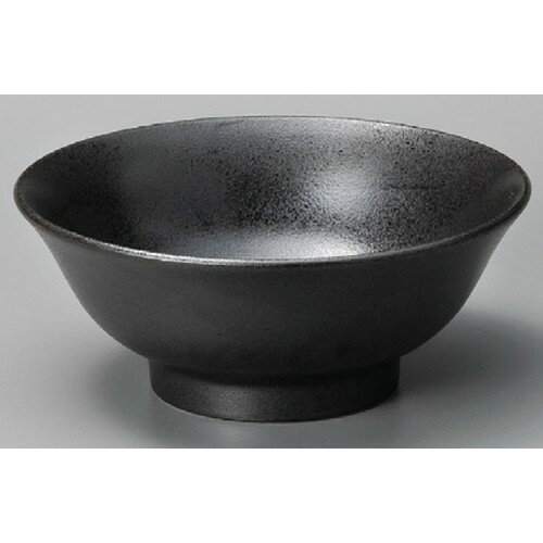 [商品名]　黒備前7.0反高台丼[素材]　陶磁器[寸法]　[ 215 x 83mm ] お店からご自宅まで、季節を問わず、様々なシーンでご利用いただける商品です。[ 215 x 83mm ]メーカーからの取り寄せ商品の為、納期まで1週間前後...