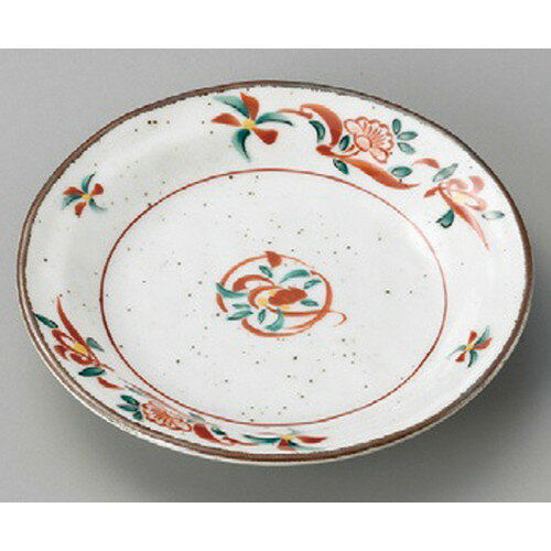 [商品名]　赤絵花5.0皿[素材]　陶磁器[寸法]　[ 157 x 24mm ] お店からご自宅まで、季節を問わず、様々なシーンでご利用いただける商品です。[ 157 x 24mm ]メーカーからの取り寄せ商品の為、納期まで1週間前後かかり...