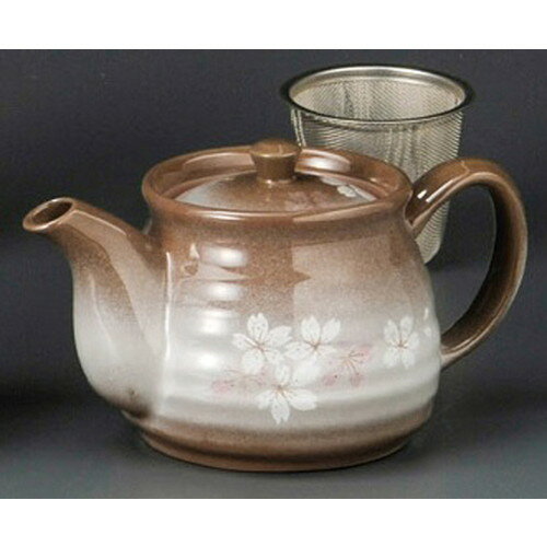 [商品名]　平安桜ポット（アミ付）[素材]　陶磁器[寸法]　[ 450cc ] お店からご自宅まで、季節を問わず、様々なシーンでご利用いただける商品です。[ 450cc ]メーカーからの取り寄せ商品の為、納期まで1週間前後かかります。あらか...