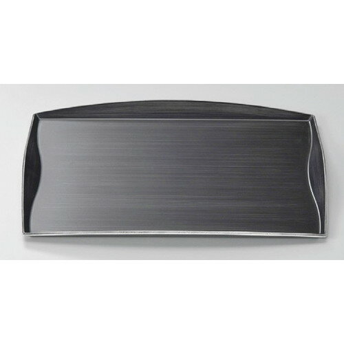 [商品名]　(A)おもてなし盆 黒檀NS(ノンスリップ加工)尺0寸[素材]　樹脂[寸法]　[ 300 x 222 x 23mm ] お店からご自宅まで、季節を問わず、様々なシーンでご利用いただける商品です。[ 300 x 222 x 23m...