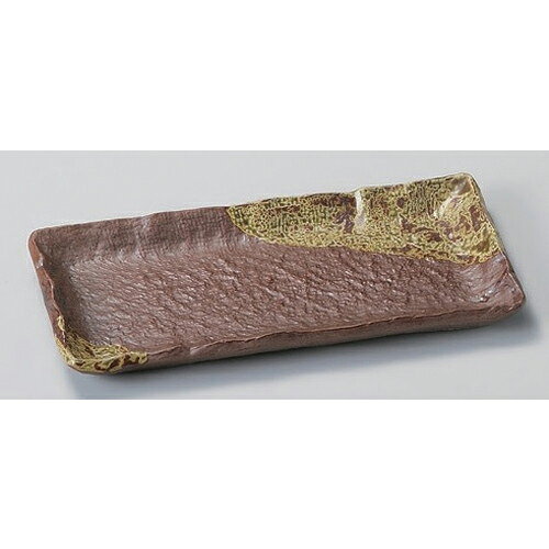 [商品名]　南蛮突出皿[素材]　陶磁器[寸法]　[ 21 x 10.5 x 1.8cm 360g ]お店からご自宅まで、季節を問わず、様々なシーンでご利用いただける商品です。[ 21 x 10.5 x 1.8cm 360g ] 土物 一部の...