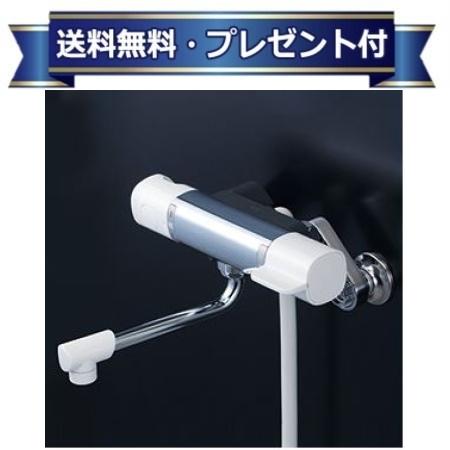 メーカー KVK(ケーブイケー) 商品名/仕様 ・サーモスタット式シャワー ・楽付王ソケット付 ・eシャワーNf（浴び心地のいい快適節水シャワー） ・シャワーヘッド白／シャワーホース白1.6m／白ハンガー ・170mmパイプ付[FTB100...