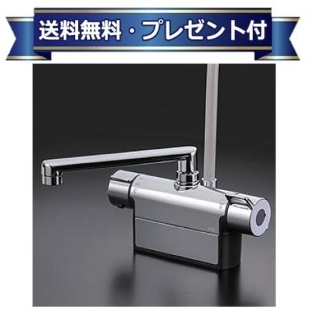 メーカー KVK(ケーブイケー) 商品名/仕様 ・デッキ形サーモスタット式シャワー ・取付ピッチ120mmタイプ ・撥水膜コーティング ・シャワーヘッドグレー／シャワーホースグレー1.45m　グレーハンガー ・300mmパイプ付 ・寒冷地仕...
