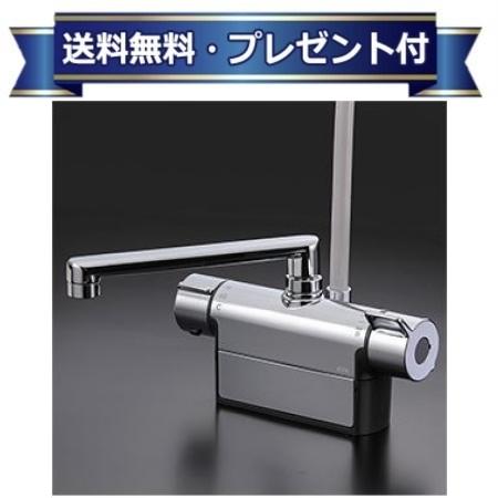 メーカー KVK(ケーブイケー) 商品名/仕様 ・デッキ形サーモスタット式シャワー ・取付ピッチ100mmタイプ ・メッキワンストップシャワーヘッド付／メタリックシャワーホース1.45m／メッキハンガー ・300mmパイプ付 ・寒冷地仕様[...