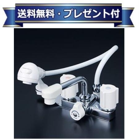 メーカー KVK(ケーブイケー) 商品名/仕様 ・2ハンドル洗髪シャワー ・120mmピッチ対応品 ・寒冷地仕様 ・固定こま[KF14ZEF2]