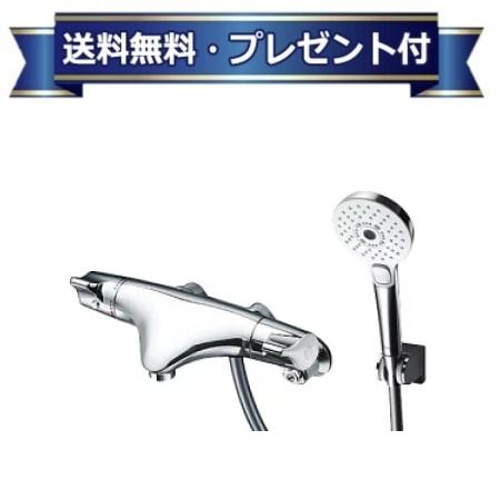 メーカー TOTO(トートー 東陶) 商品名/仕様 ・壁付サーモスタット混合水栓 ・ニューウエーブシリーズ ・一般地仕様 ・逆止弁 ・メタル（金属）ハンドル ・洗い場専用 ・スパウト固定 ・本体・ホース接続ねじG1/2 ・スパウト57mm ...