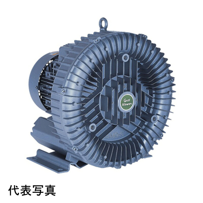 電動送風機 渦流式高圧シリーズ 【ガストブロア・U2Vタイプ】 ■　特長 ・新羽根車と大型冷却ファンを採用し、締切までの全領域で運転ができ、最大静圧まで幅広い選択ができます。 ・表示出力300W以下の機種には、サーマルプロテクタが組み込まれ...