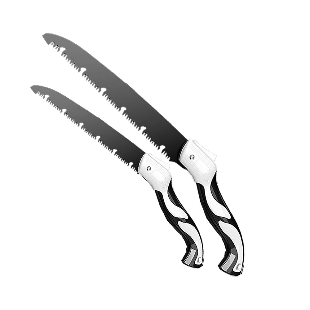 生木の切断用&amp;仮枠作業から 庭木の剪定まで活躍します。 手に優れたTPRハンドルで滑り止めです。 固定することにより刃の揺らつきを防ぐため ハンドルの背部に緑セキュリティーロックが 付いています。 セキュリティーロックを 押したまま...