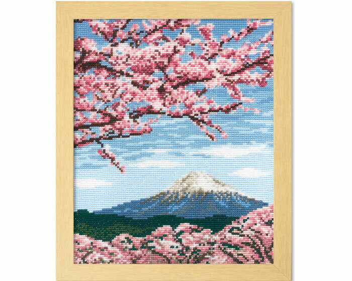 人気の日本の名所をクロス・ステッチで表現しました。日本の美しい四季と風景をお楽しみください。「出来上がり寸法」額外径:縦41.8cmx35.1cm、額内径:縦36.4cmx29.7cm「キット内容」25番ししゅう糸(綿100%)No.300...
