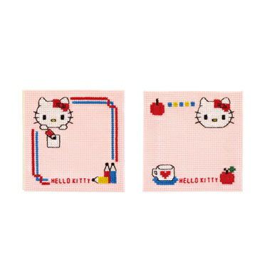 単位: 2枚1組 「出来上がり寸法」コースター:約10cmx10cm「キット内容」25番ししゅう糸No.8300布「インディアンクロス」(ピンク)クロス針カラー図案付説明書「打込目数」13カウント/1インチ・約52目/10cm(c)1976...