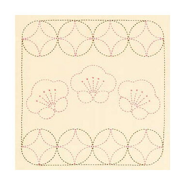【出来上がり寸法】縦33cmx横33cm【キット内容】刺し子糸晒木綿(生成)刺し子針刺し方説明書「備考」仕立て済みではありません。　図案は布にプリント済み。検索用sashiko sasiko sasico sashico 刺し子 刺しこ さ...