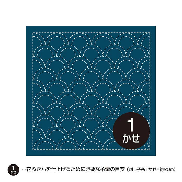 【出来上がり寸法】約縦33cmx横33cm【パック内容】晒木綿説明書　図案は布にプリント済み。※仕立て済みではありません。●入数:1枚※この商品だけでメール便発送する場合12枚入ります。(別のアイテムもご注文の場合はメール便に入りきらない場...