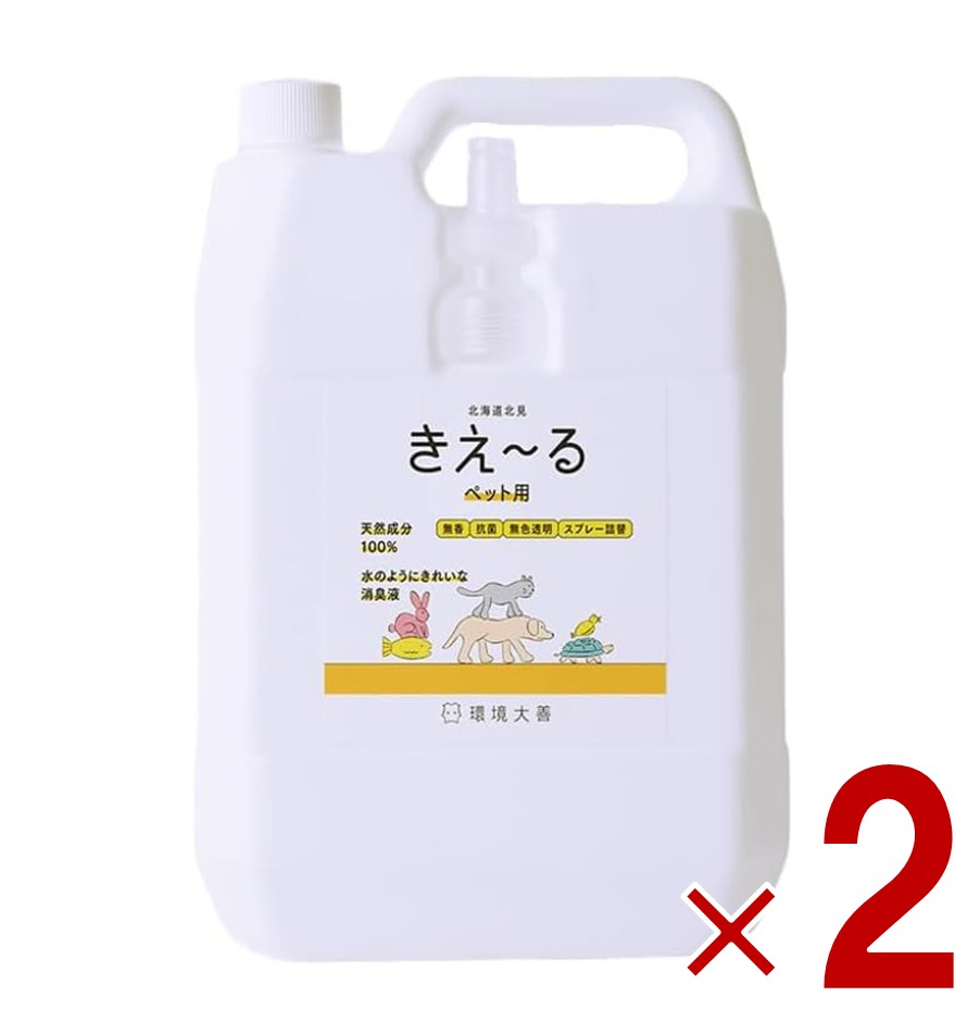 ■特徴100%天然成分の善玉活性水から生まれたバイオ消臭液です。香りでごまかさず、ニオイの元を分解して消臭。無色透明で無臭のため、デリケートなペットや飼い主様も快適にお使いいただけます。■利便性たっぷり使える4Lの大容量サイズ。詰替え用に最...