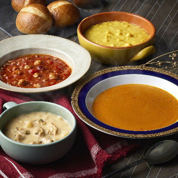 クイーンズ伊勢丹や三越伊勢丹グループの百貨店で人気の「ISETANMITSUKOSHITHEFOOD」シリーズより人気のスープをセットにしました。計6個（つぶつぶコーンスープ220g、4種の豆のミネストローネ200g、貝の旨味感じるクラムチ...