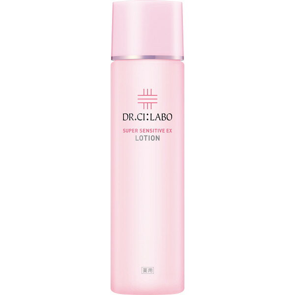 繰り返しがちな乾燥、肌あれの根本に着目。 皮膚の専門家が開発した、お肌にやさしい薬用保湿化粧水。●ブランド名:ドクターシーラボ●内容量＝150ml●【医薬部外品】薬用保湿化粧水●販売名：シーラボ　薬用ローションSセンシティブEX●箱サイズ:...