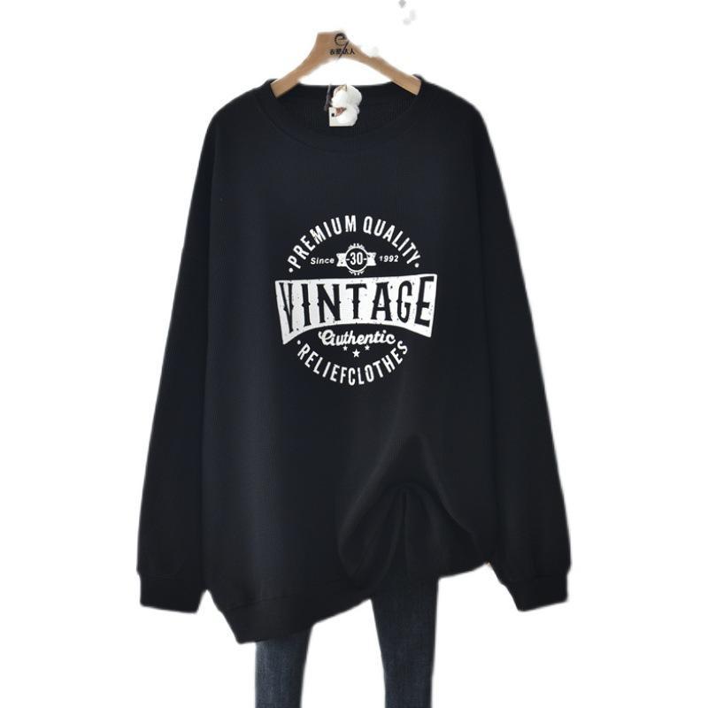 ・图案: 字母・款式: プルオーバー・版型: ゆったり・袖丈: 長袖・袖型: 通常袖・ネックライン: ラウンドネック・流行の要素: プリント・加工技術: 捺染め/プリント・カラー: ホワイト、グレー、ブラック、コーヒー・サイズ: L、XL、...