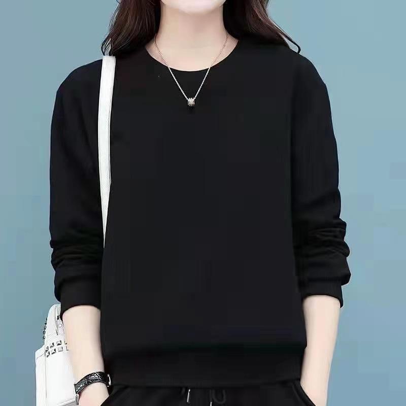 ・カテゴリ: 卫衣/绒衫・スタイル: プリンセス風、スイート・柄: その他・袖丈: 長袖・ネックライン: ラウンドネック・素材: 綿、スパンデックス・цвет: черный, белый・размер: M, L, XL, 2XL, 3X...