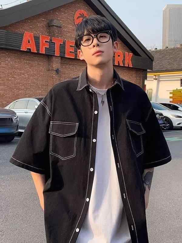 ・カテゴリ: シャツ・スタイル: 流行・素材: 竹繊維、スパンデックス・生地: 洗濯機洗い可能、アイロン不要・タイプ: カーディガン・フィット: ルーズ・襟型: 襟付き・袖丈: 半袖・柄: 無地・厚さ: 普通・対象: 青少年、成人・対象性別...