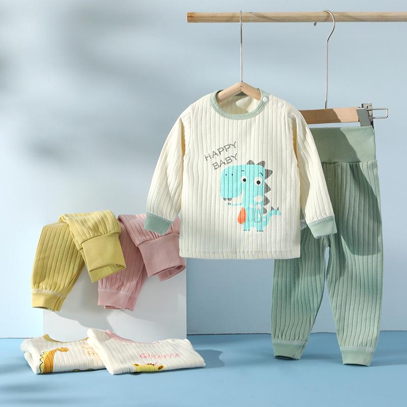 ・商品カテゴリ: 子供用肌着・下着・対象: 男女兼用・対象年齢: 乳幼児 (1～3歳, 80～100cm)・素材: 綿100%・ネックライン: ラウンドネック・柄: 動物、無地、キャラクター・厚さ: 普通・機能: 保温・色: 豆グリーン龍、...
