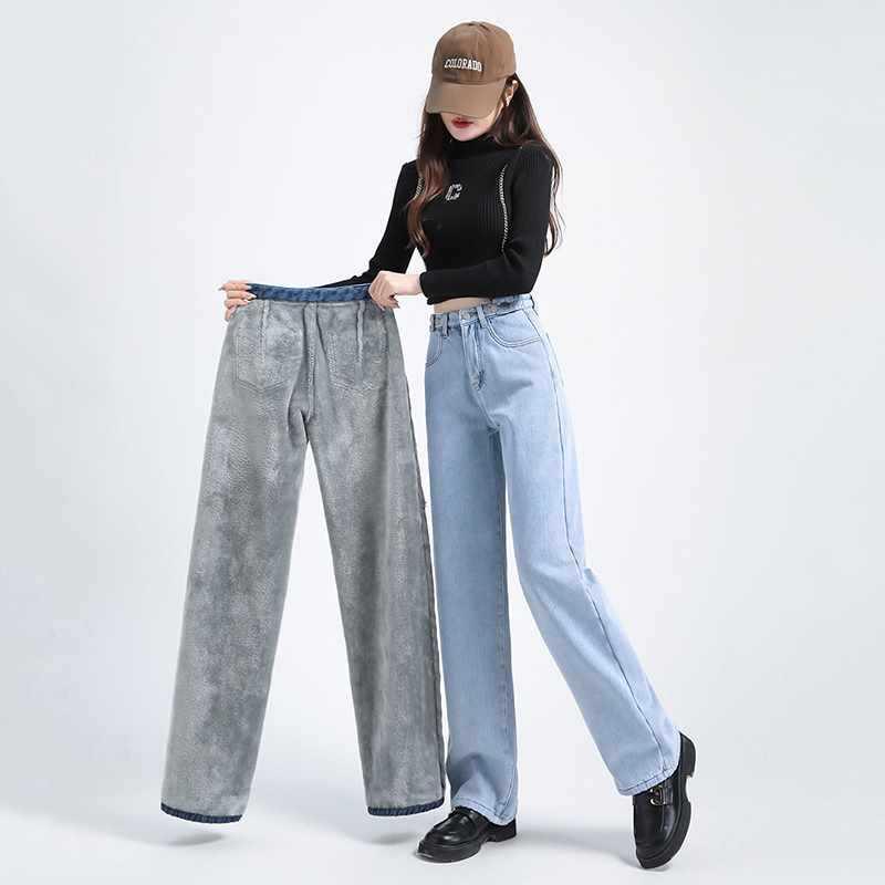 ・素材: 綿・パンツ丈: フルレングス・ウエスト: ハイウエスト・デザイン: ワイドレッグ・カラー: ライトブルー, レトロブルー, ブラック, ダークグレー, オフホワイト・サイズ: XS, S, M, L, XL・スタイル: エレガント...