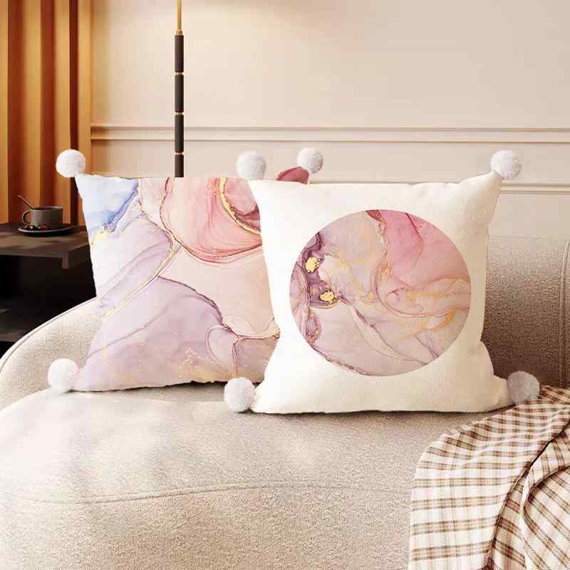 ・カテゴリ: 靠垫套/抱枕套・外套素材: 毛绒・柄: 卡通动漫, 萌趣动物・カラー: 抽象水彩花纹1【白毛球】, 抽象水彩花纹2【白毛球】, 抽象水彩花纹3【白毛球】, 抽象水彩花纹4【白毛球】, 抽象水彩花纹5【白毛球】, 抽象水彩花纹6...