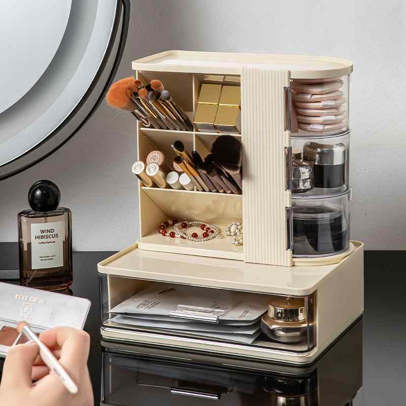 ・商品カテゴリ: デスクトップ収納ボックス・モデル: 8086・素材: プラスチック(ABS+PET+PS)・プラスチック使用率: 100%・特徴: 蓋付き、仕切り付き・機能: 整理・収納場所: リビング、寝室、書斎・スタイル: 現代的、シ...