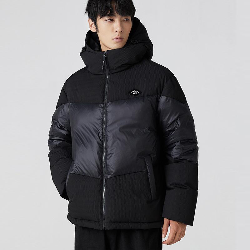 ・防寒レベル: 軽寒レベル (-5℃~0℃)・素材機能: 抗寒, 防絨・スタイル: 基本款・シルエット: ルーズ・着丈: 普通 (50cm超~65cm以下)・襟型: ノーカラー・フード: あり・前立て: ファスナー・厚さ: 厚手・柄: 無地...