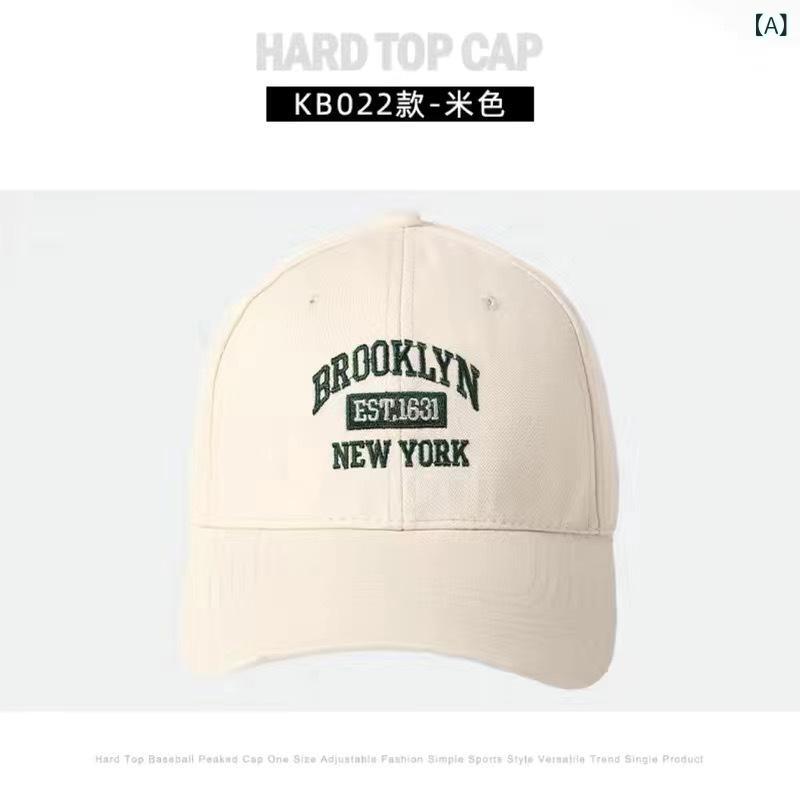 ・カテゴリ: 棒球帽・帽顶款式: 円頂・帽檐款式: 弯檐・カラー展開: 米色、黒色、カーキ色、白色、緑色、赤色、紺色、青色・機能: 防晒、透気、遮陽・主な素材: 綿・主面料成分含量: 61%～70%・面料名称: 綿ポリエステル・主面料成分2...