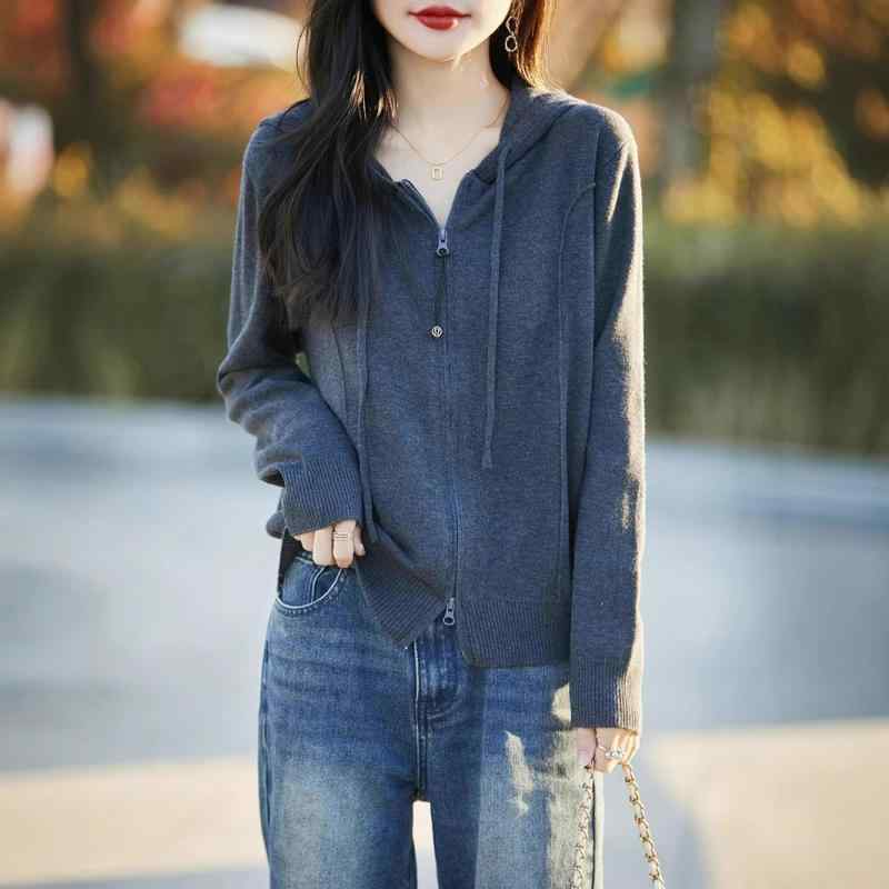 ・素材: 羊毛・厚さ: 中厚・組み合わせ: シングル・デザイン: カーディガン・フィット: ゆったり・袖: 通常袖・襟: フード付き・袖丈: 長袖・特徴: ジッパー・加工: 防しわ加工・カラー: 霧がかったグレー、クリスマスレッド・サイズ:...