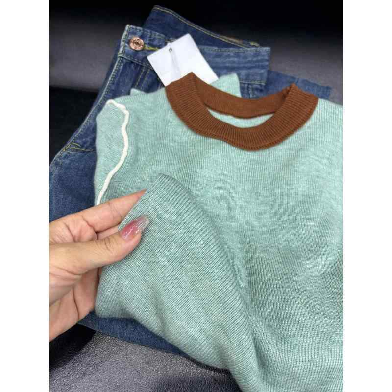 ・項目名: 素材・値: アクリル95%以上・項目名: 柄・値: 配色・項目名: 厚さ・値: 中程度・項目名: スタイル・値: プルオーバー・項目名: 組み合わせ・値: シングル・項目名: フィット・値: ルーズ・項目名: ネックライン・値:...