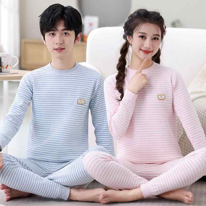 ・安全等级: B类・面料: 綿・対象年齢: 中 बड़ा 子供 (8歳以上、140cm以上)・ネックライン: 丸首・実写画像: モデルあり・生地の加工: 柔らかい加工・厚さ: 普通・柄: ストライプ、無地・シーズン: 春、秋、冬・要素: セ...