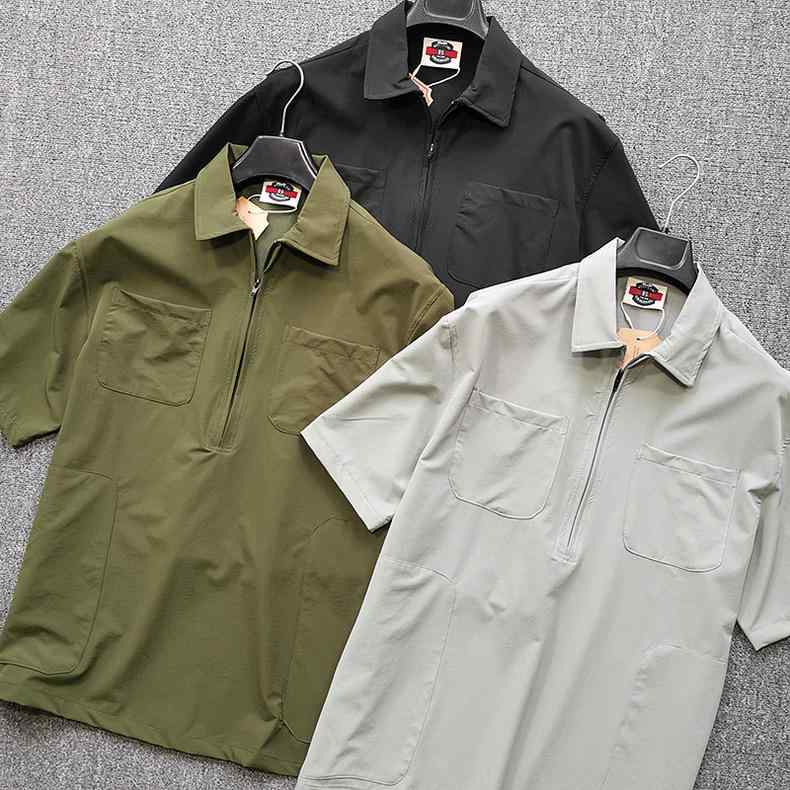 ・カテゴリ: シャツ・スタイル: ファッション・対象: メンズ・素材: 混紡、ポリエステル繊維・混紡率: 81%-90%・生地の特徴: 洗濯機洗い可、高弾性、高耐変色性・タイプ: カーディガン・フィット: レギュラー・襟の形: 襟付き・袖丈...