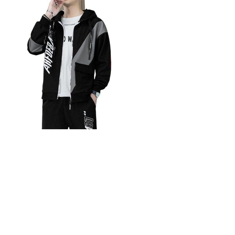 ・カテゴリ: メンズカジュアルセットアップ・スタイル: 韓国風・厚さ: 裏起毛・パンツ丈: 9分丈・トップス: ニット・袖丈: 長袖・主な素材: ポリエステル・対象年齢: 35歳以上のビジネスマン・適用場所: 雨の日・カラー: 乱条ブラック...