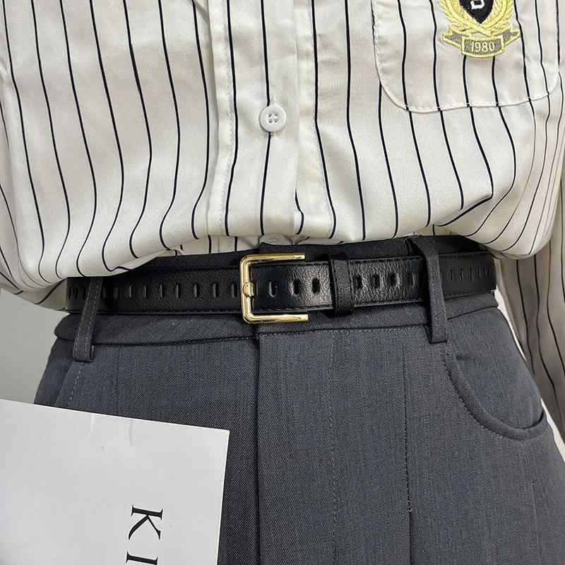 ・素材: PUレザー・バックル素材: 合金・バックル留め具の種類: ピンバックル・カラー: ブラック、キャメル・ベルト幅: 2～4cm