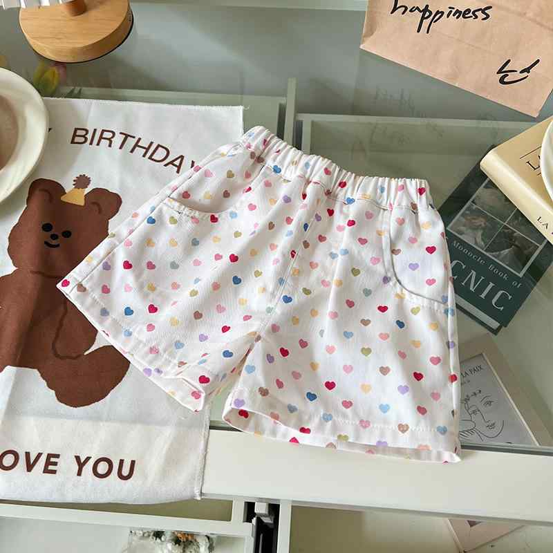 ・スタイル: 韓国版・生地の名称: 綿・安全レベル: A類・パンツ丈: 短パン・対象: 女の子・対象年齢: 中小 बच्चों(3〜8歳、100〜140cm)・シーズン: 夏・種類: カジュアルパンツ・股開き: 否・生地の加工: 柔らかく処...