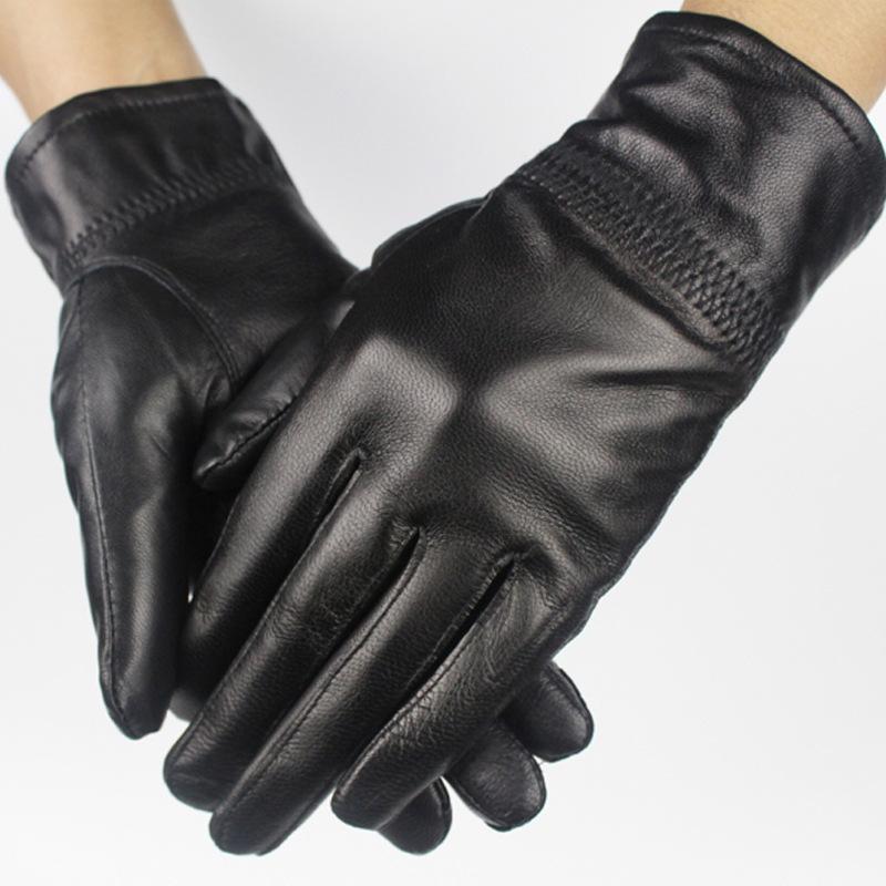 ・素材: 羊革・機能: 保温・タイプ: 手袋・色: クラシック（裏起毛）, 蝶結び（裏起毛）, ラビットファー（裏起毛）, ミンクファー（裏起毛）, クラシック（薄手）・サイズ: M, L・スタイル: レトロ・生地: 本革・カテゴリ: 手袋...