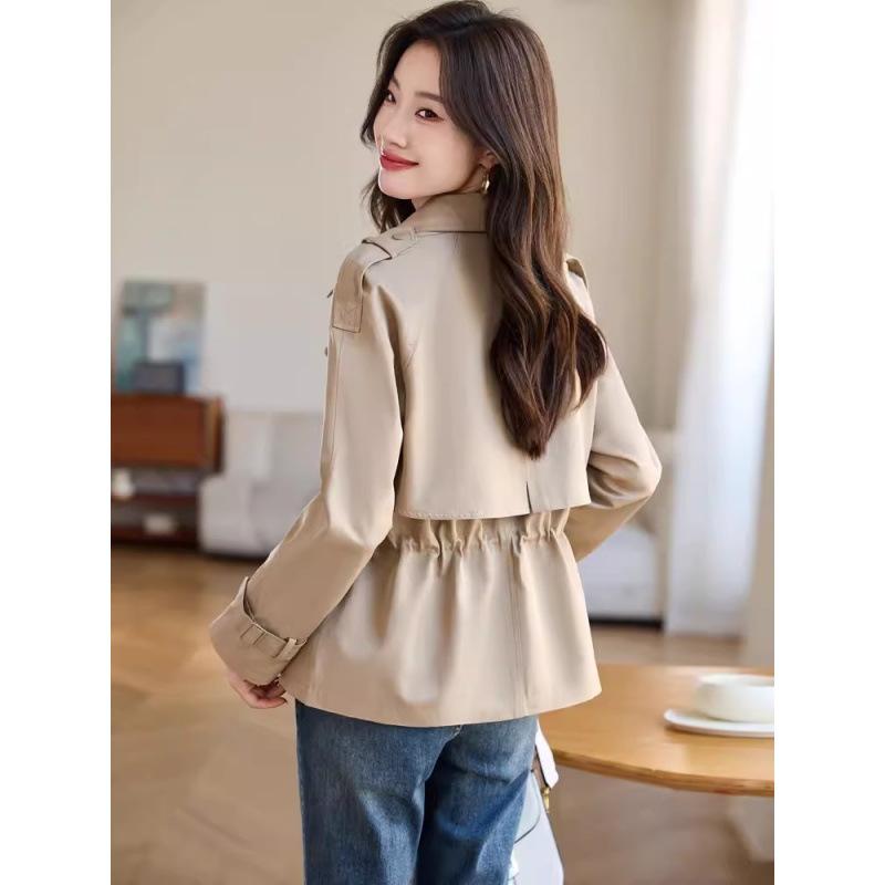 ・素材: ポリエステル100%・柄: 無地・ネックライン: スーツカラー・袖丈: 長袖・要素: ボタン・カラー: カーキ、ブラック、オフホワイト・サイズ: M, L, XL, 2XL, 3XL・スタイル: 通勤・対象: レディース・袖のタイ...