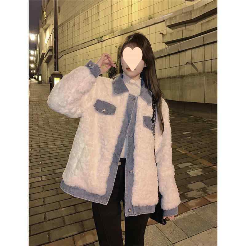 ・項目: ジャケット/アウター・項目: 素材・値: デニム、綿・項目: 柄・値: その他・項目: 袖丈・値: 長袖・項目: 袖のタイプ・値: 通常袖・項目: ネックライン・値: ポロネック・項目: スタイル・値: 通勤・項目: カラー・値:...