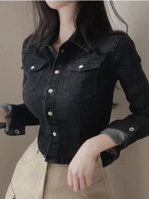 ・素材: デニム、スパンデックス30%未満・柄: 無地・スタイル: ダメージ加工、パッチワーク・袖丈: 長袖・シルエット: スリム・ネックライン: その他・袖のタイプ: レギュラー・カラー: ブラック、ブルー・サイズ: S、M、L・テイスト...