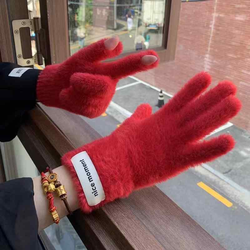 ・機能: 保温・タイプ: 分指手袋・カラー: ミルクイエロー, パープル, ブルー, ブラック, ブラウン, ピンク, ライトグレー, ミルクホワイト, 淡いピンク, レッド, マゼンタ, キャメル, ダークグレー・サイズ: フリー・対象:...