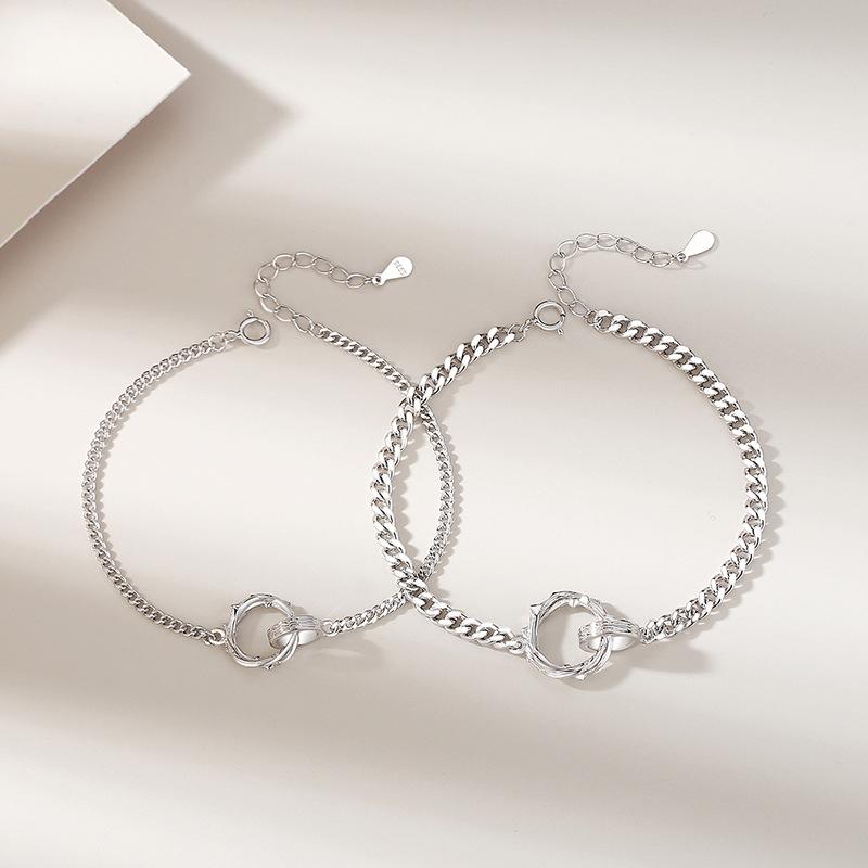 ・素材: 銅・スタイル: ペア・形状: 幾何学・カラー: S259男款、S259女款・製品カテゴリ: ブレスレット