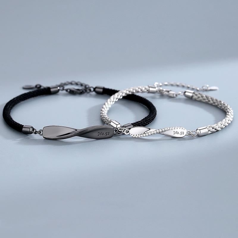 ・素材: シルバー925・処理: 電気メッキ・スタイル: 男女兼用・デザイン: 幾何学・用途: 旅行の記念・色: ブラック、グレー、ホワイトゴールド、シルバー・種類: 手飾り