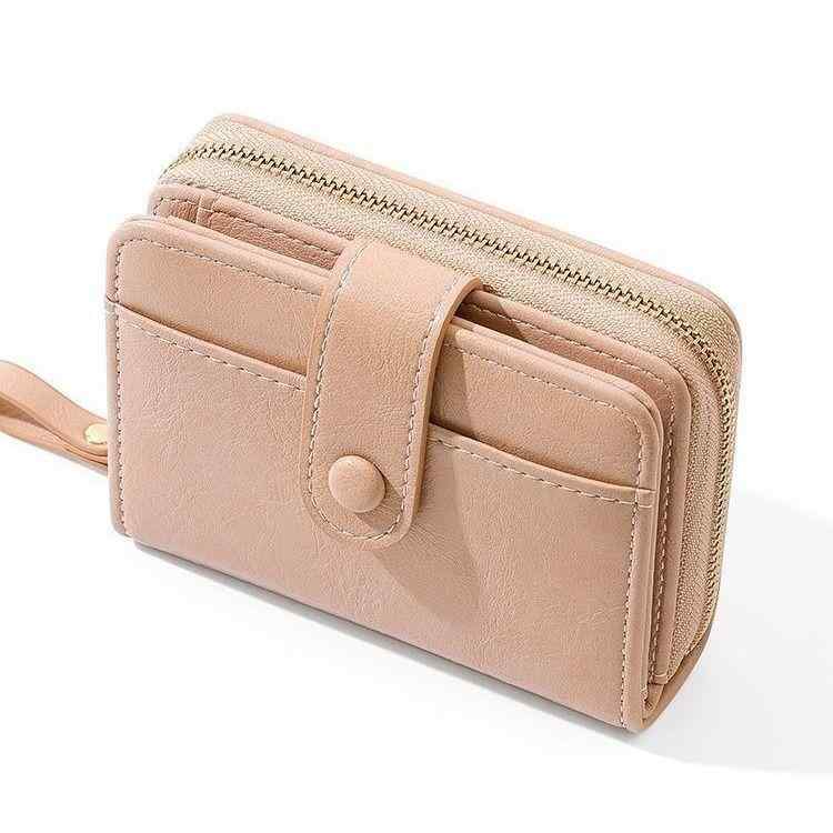 ・素材: PU・財布の折りたたみ数: 1つ折り・スタイル: トレンド・デザイン: 無地・裏地の材質: PU・カラー: ピンク、ブラック、レンガ色・機能: 容量拡張、軽量、収納、スキミング防止・アイテムの種類: 財布