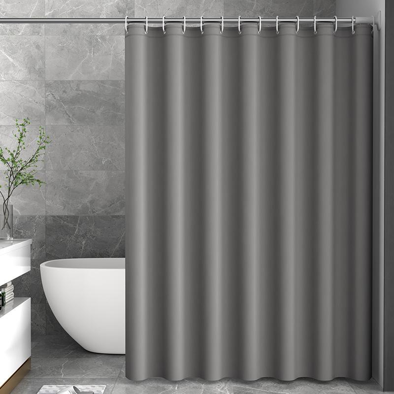 ・素材: PEVA・スタイル: 現代的ミニマリスト・柄: 無地・カラー: 高級グレー, パールホワイト, 桜ピンク, クラシックイエロー, 湖ブルー, 深ブルー・仕様: 68gsm 180*180cm ステンレス製ハトメ