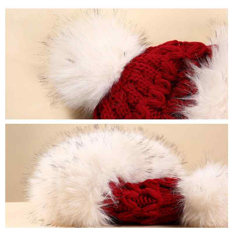 ・カテゴリ: ニット帽・適合シーズン: 冬・帽子のタイプ: 丸い・つばのタイプ: なし・カラー: レッド、ベージュ・機能: 保温、防風・スタイル: 日韓、自然、スイート、韓国風・生地の名称: アクリル、ポリエステル・スタイルの分類: フレッ...