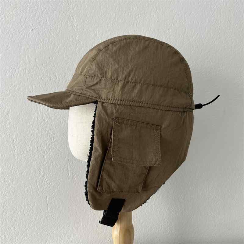 ・カテゴリ: 雷鋒帽・適合シーズン: 冬・つばの形状: 短い・カラー: ブラック、グリーン、カーキ、ダークブルー・サイズ: M（56-58cm）・機能: 通気性、保温性・主な生地の組成: ポリエステル・生地の組成含有量: 51-60%・スタ...