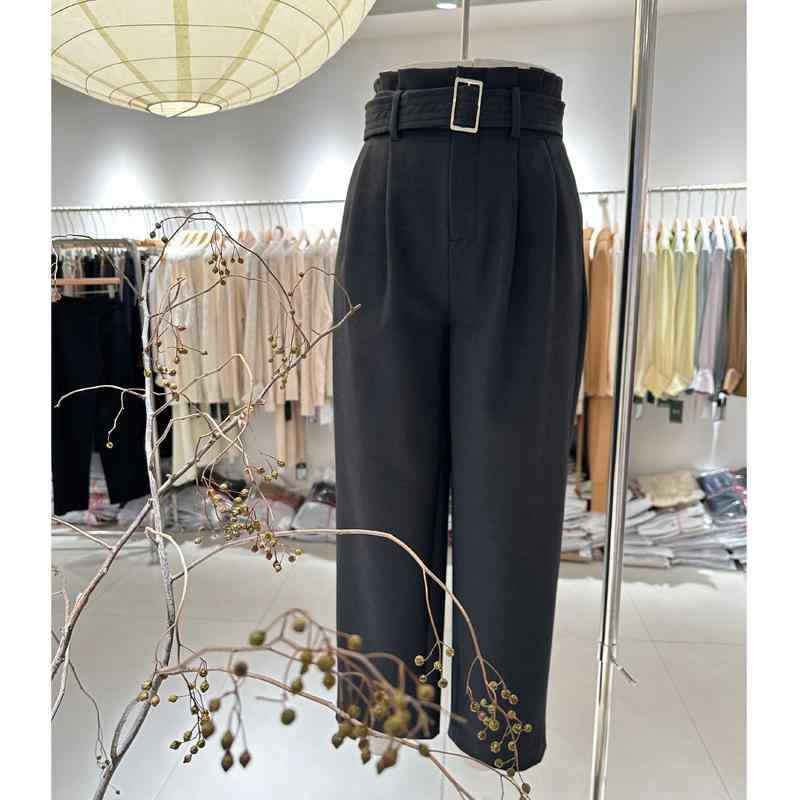 ・素材: ポリエステル・スタイル: ストレートパンツ・パンツ丈: フルレングス・カラー: ダークグレー, キャメル, ブラック・サイズ: S, M, L, XL, XXL・対象: 女性・種類: カジュアルパンツ・伸縮性: ややあり