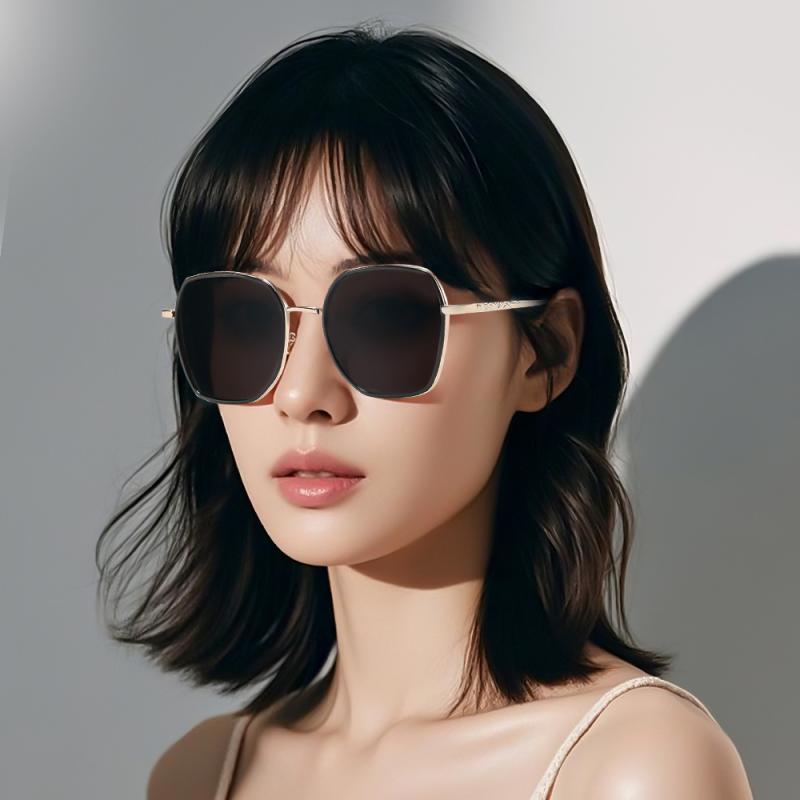 ・レンズカラー: グレー・フレームカラー: ブラック・透過率分類: 3・眼鏡構造: フルリム・UVカット: UV400・適用シーン: 日焼け防止、釣り、旅行、アウトドアスポーツ、サイクリング、おしゃれ、運転、舞台演出、パーティー・度付き対応...